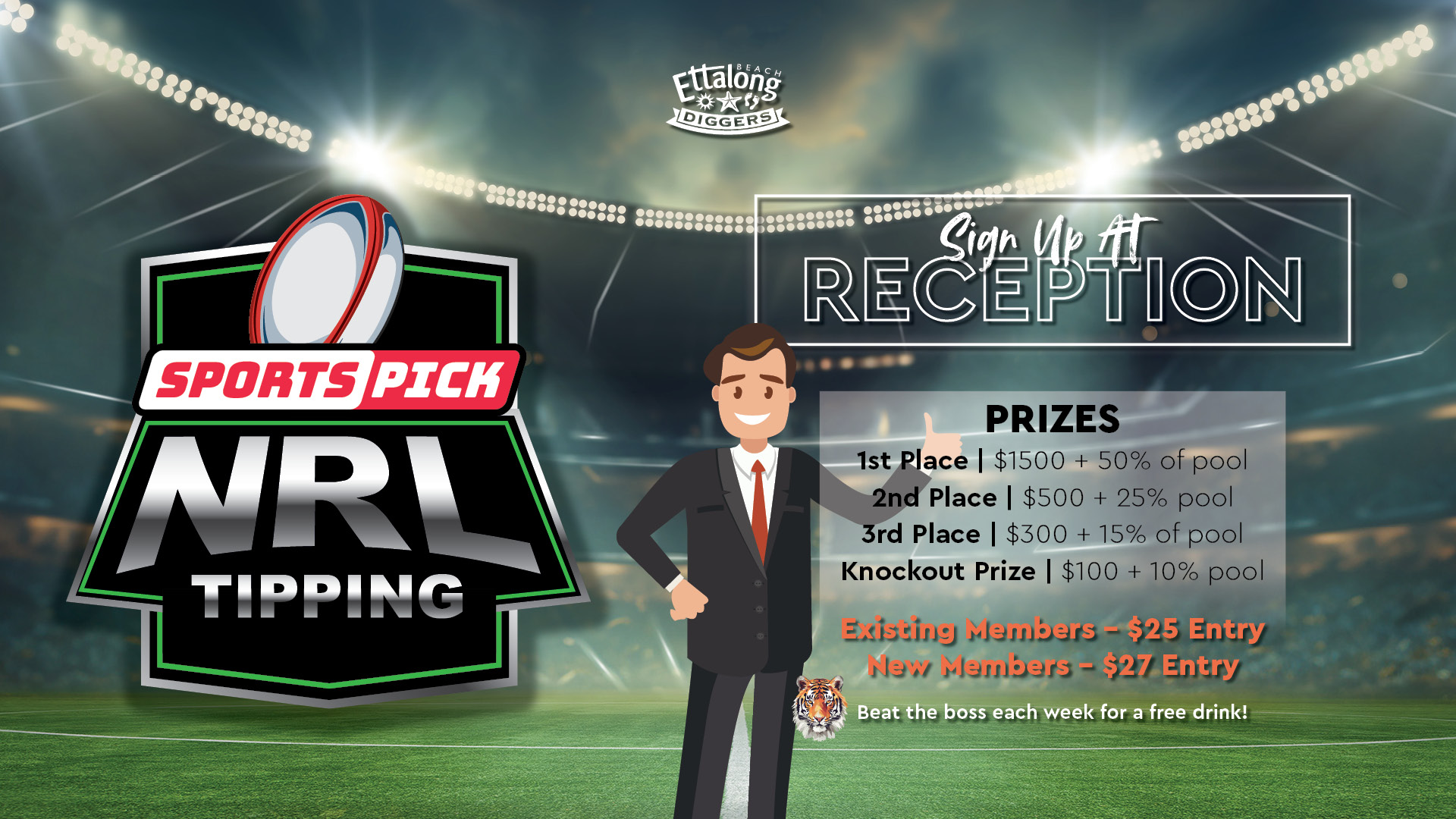 Footy Tipping Comp | Ettalong Diggers